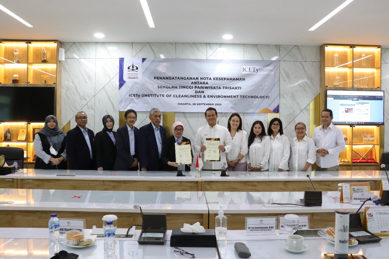 Penandatanganan MoU Antara STP Trisakti dengan ICETy - Institut ...